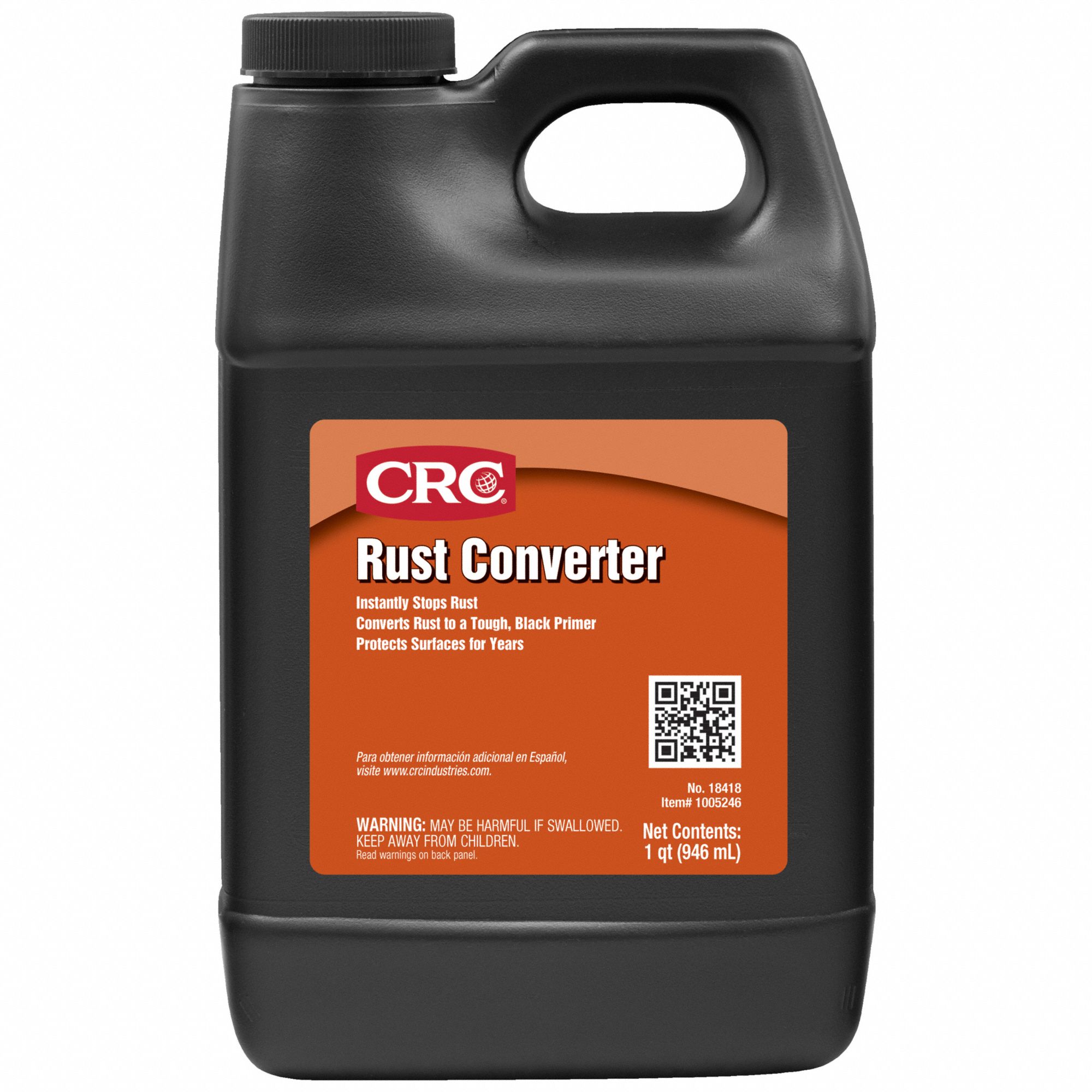 CRC, White, 1 qt Container Size, Rust Converter - 19MY72|18418 - Grainger