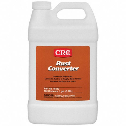 CRC, White, 1 gal Container Size, Rust Converter - 19MY73|18419 - Grainger