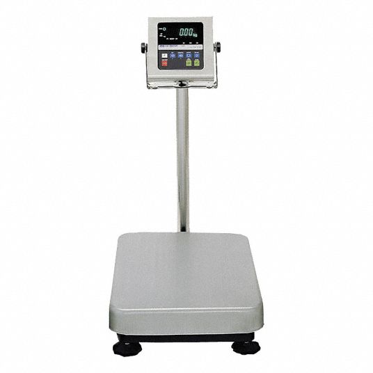 A&D WEIGHING, 500 lb, 0.05 lb, Compact Bench Scale - 19ND20|HW-200KWP ...