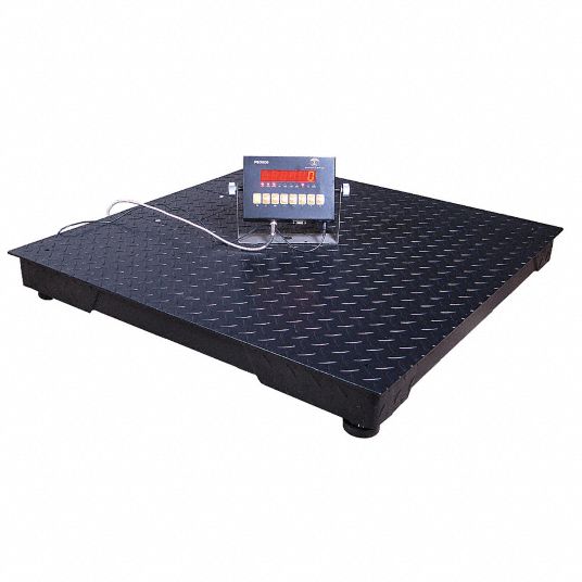 PINNACLE, 5,000 lb Wt Capacity, 60 in Weighing Surface Dp, Platform ...