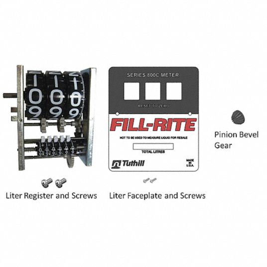 FILL-RITE, Register and Faceplate Kit, Fill-Rite, Register and ...