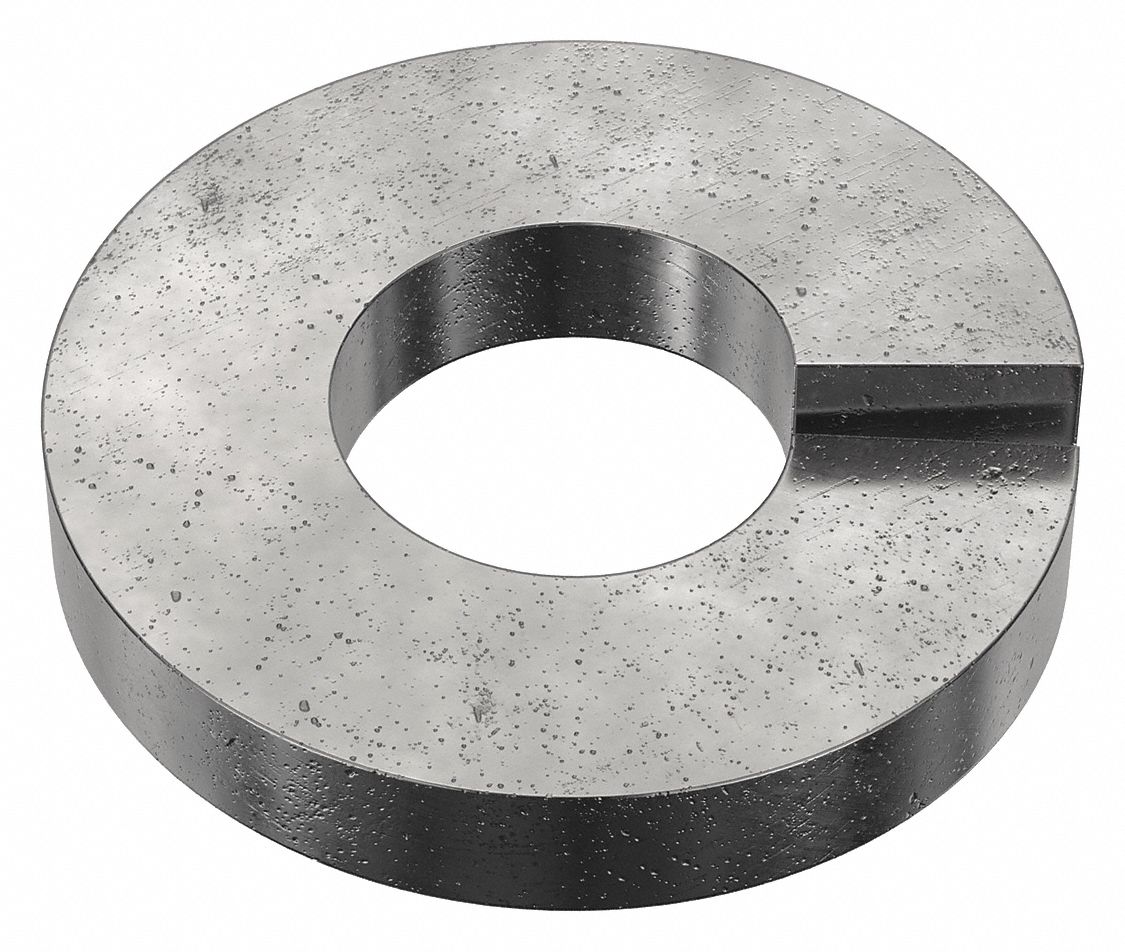 Case Hardened, Black Oxide, Extra Duty Split Lock Washer - 19NP29|U37170.019.0001 - Grainger