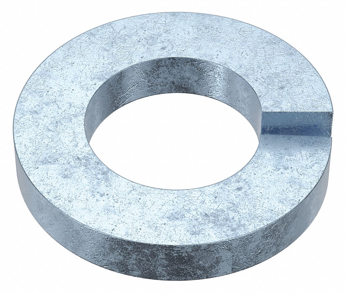 Grade 2, Zinc Plated, Heavy Split Lock Washer - 19NP54|U37183.019.0001 ...