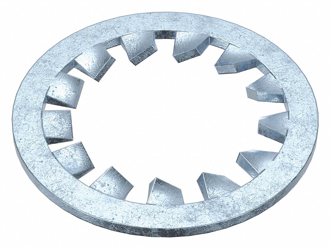 Case Hardened, Zinc Plated, Internal Tooth Lock Washer - 19NU04|U37480 ...