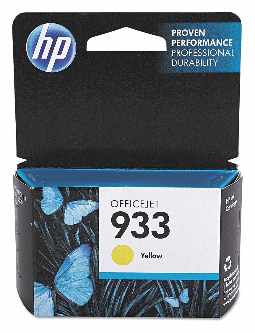 HP, Yellow, 933, Ink Cartridge - 19NX41|CN060AN140 - Grainger