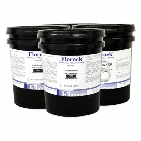 FLOROCK, Epoxy Floor Coatings, 100% Solid Base Type, Floor Resin 4700 ...