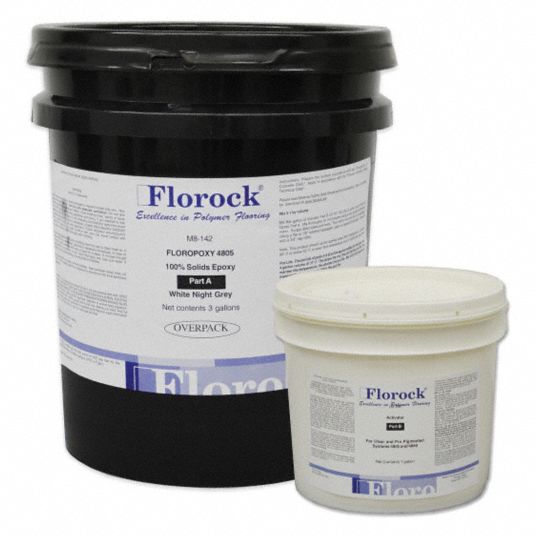 FLOROCK, Epoxy Floor Coatings, 100% Solid Base Type, Floor Resin 4805 ...