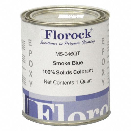 FLOROCK, Smoke Blue, 1 qt Container Size, Epoxy Colorant - 19NZ07|M5 ...