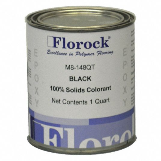 FLOROCK, Black, 1 qt Container Size, Epoxy Colorant - 19NZ13|M8-148QT ...