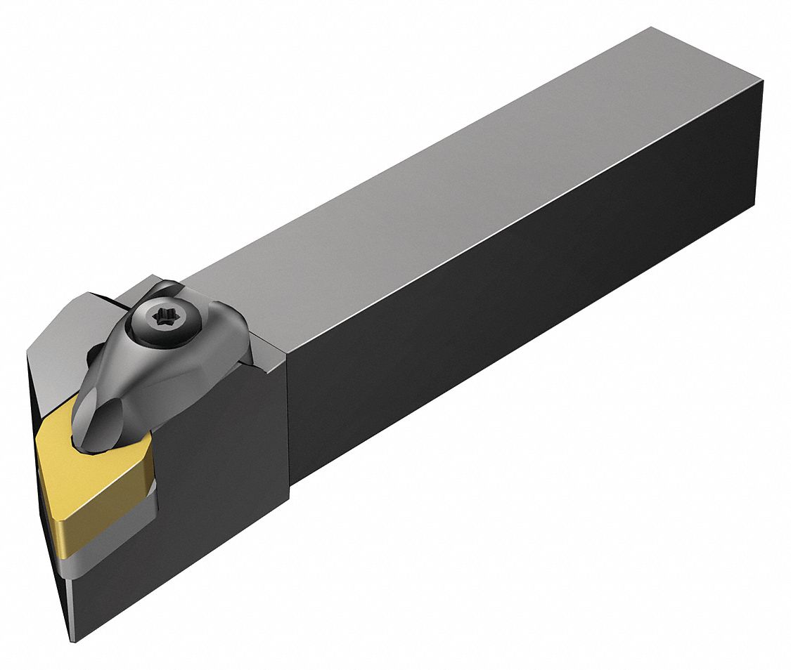 SANDVIK COROMANT, 55° Diamond, 6 in Overall Lg, General Turning Tool ...