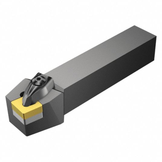SANDVIK COROMANT, 80° Diamond, 1.000 in Shank Wd, Turning Tool Holder ...