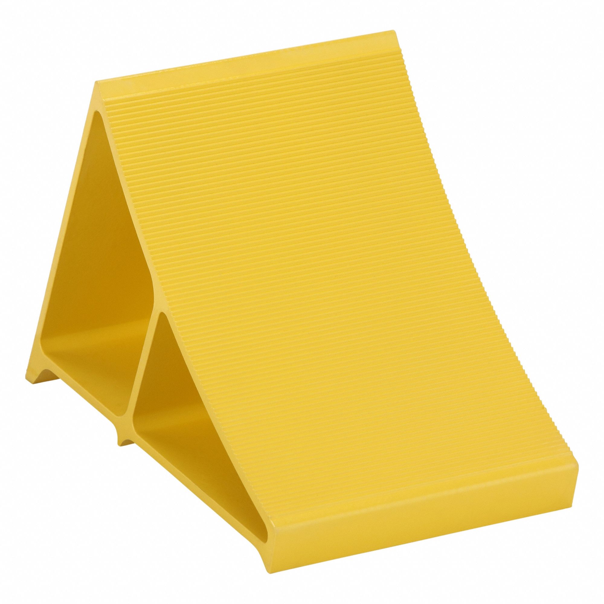 Aluminum, 7 in Overall Lg, Wheel Chock - 19P542|19P542 - Grainger