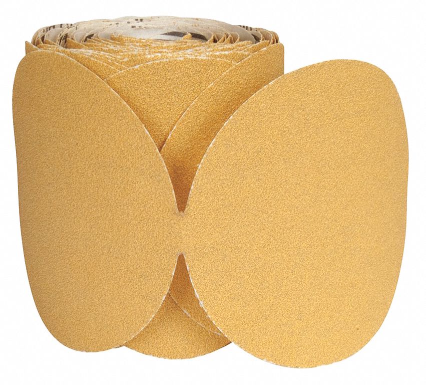 NORTON, 6 in Dia, Non-Vacuum, PSA Sanding Disc Roll - 36WT04 ...