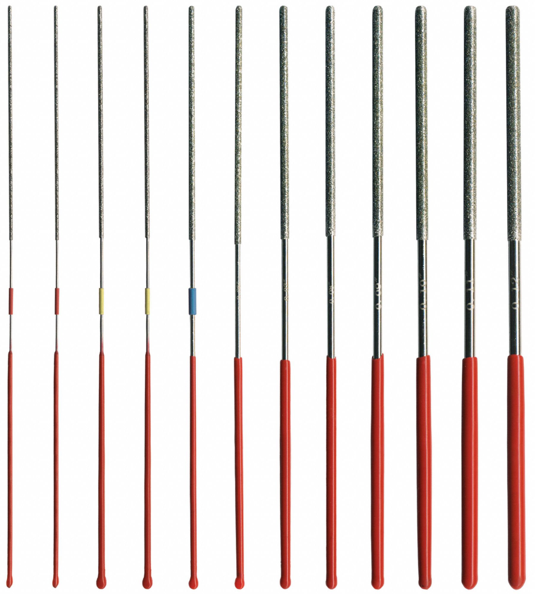 IPA Round Micro Files: Round, 3 in Lg without Tang, 12 Pieces, Includes ...