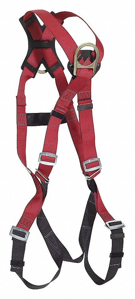 DYNAMIC HARNESS, WORK POSITIONING, CROSS-CHEST, PASS-THROUGH, 310 LB ...