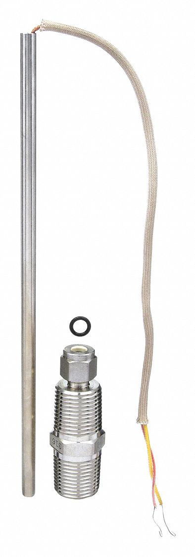 DIGI-STEM, -109°F to 900°F /-78°C to 482°C, Type K, Thermocouple Probe ...