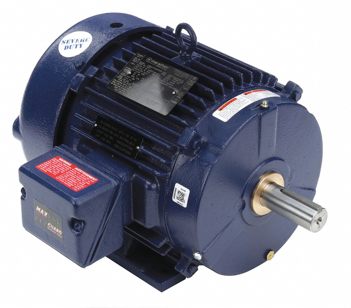 IEEE 841 Motor, 3 HP, 3-Phase, Nameplate RPM 1170, Voltage 230/460 ...