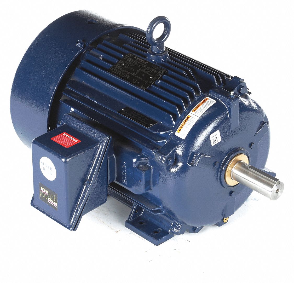 IEEE 841 Motor, 20 HP, 3-Phase, Nameplate RPM 1775, Voltage 575, 256T ...