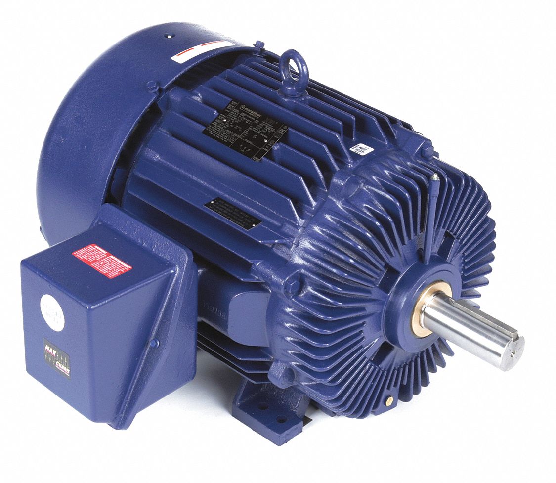 IEEE 841 Motor, 30 HP, 3-Phase, Nameplate RPM 1180, Voltage 230/460 ...