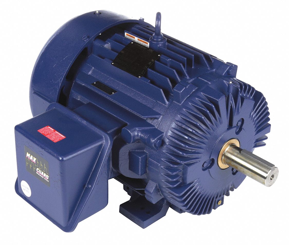 IEEE 841 Motor, 50 HP, 3-Phase, Nameplate RPM 1180, Voltage 460, 365T ...