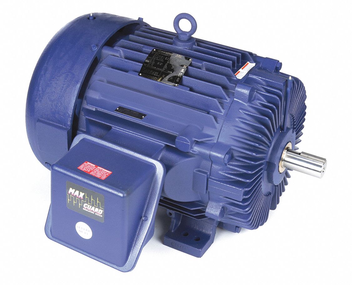 IEEE 841 Motor, 100 HP, 3-Phase, Nameplate RPM 3565, Voltage 460, 405TS ...