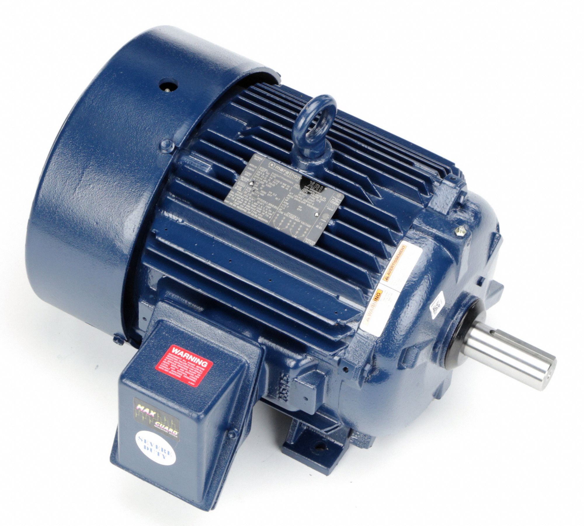 MARATHON MOTORS Severe Duty Motor, 15 HP, 3-Phase, Nameplate RPM 3550 ...