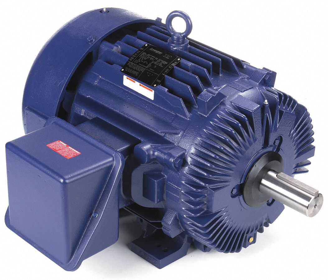 General Purpose Motor, 75 HP, 3-Phase, Nameplate RPM 1780, Voltage 460 ...