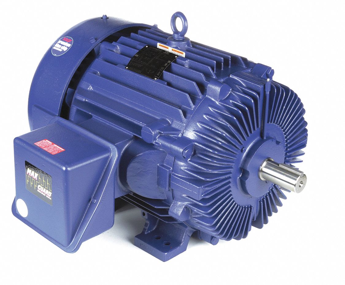 General Purpose Motor, 100 HP, 3-Phase, Nameplate RPM 3565, Voltage 460 ...