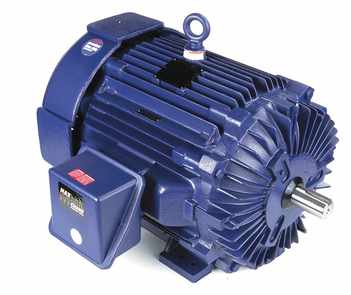 General Purpose Motor, 150 HP, 3-Phase, Nameplate RPM 3575, Voltage 460 ...