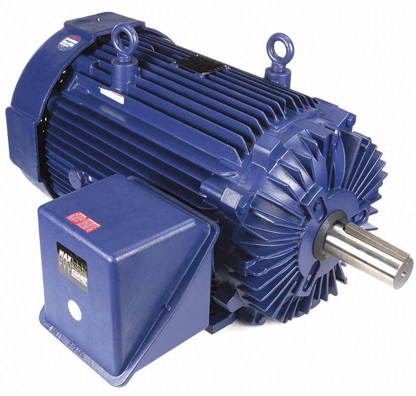 General Purpose Motor, 250 HP, 3-Phase, Nameplate RPM 1785, Voltage 230 ...