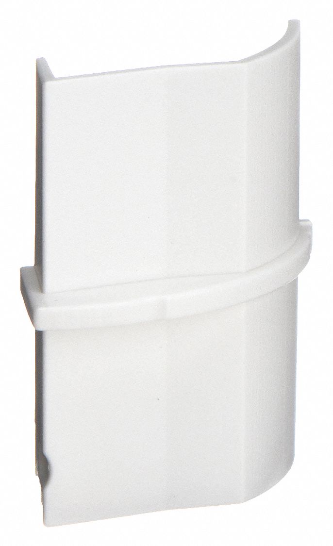 1/4 Round, Plastic, Cable Protector Connector - 19RZ72|US/CP22QSW-5PK ...