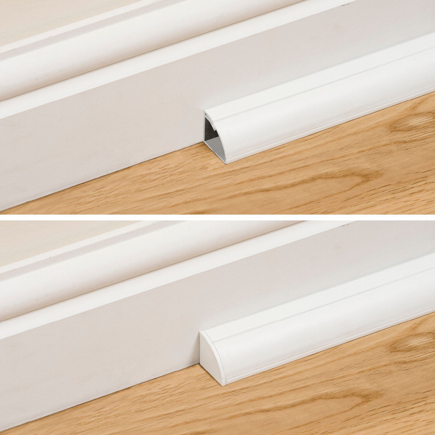 D-LINE End Cap: D-Line Quarter Round Raceway, 1 in Wd, 1 in Ht, Plastic ...