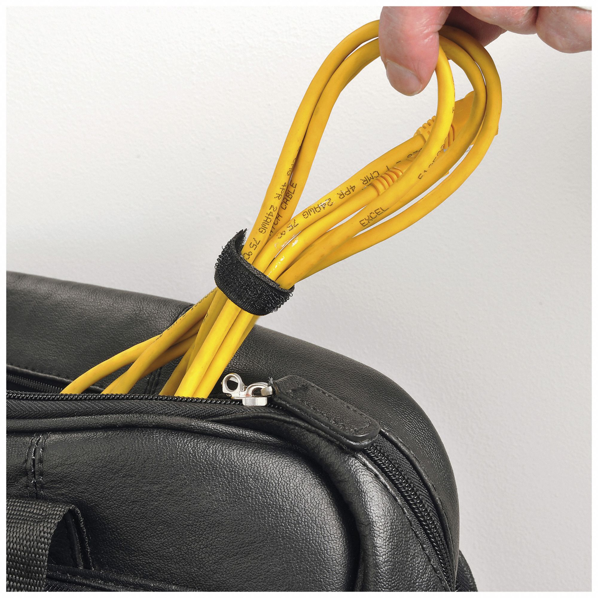 D-LINE Hook-and-Loop Cable Tie Roll: 4 ft Lg, 0.75 in Wd, 22 lb Tensile ...