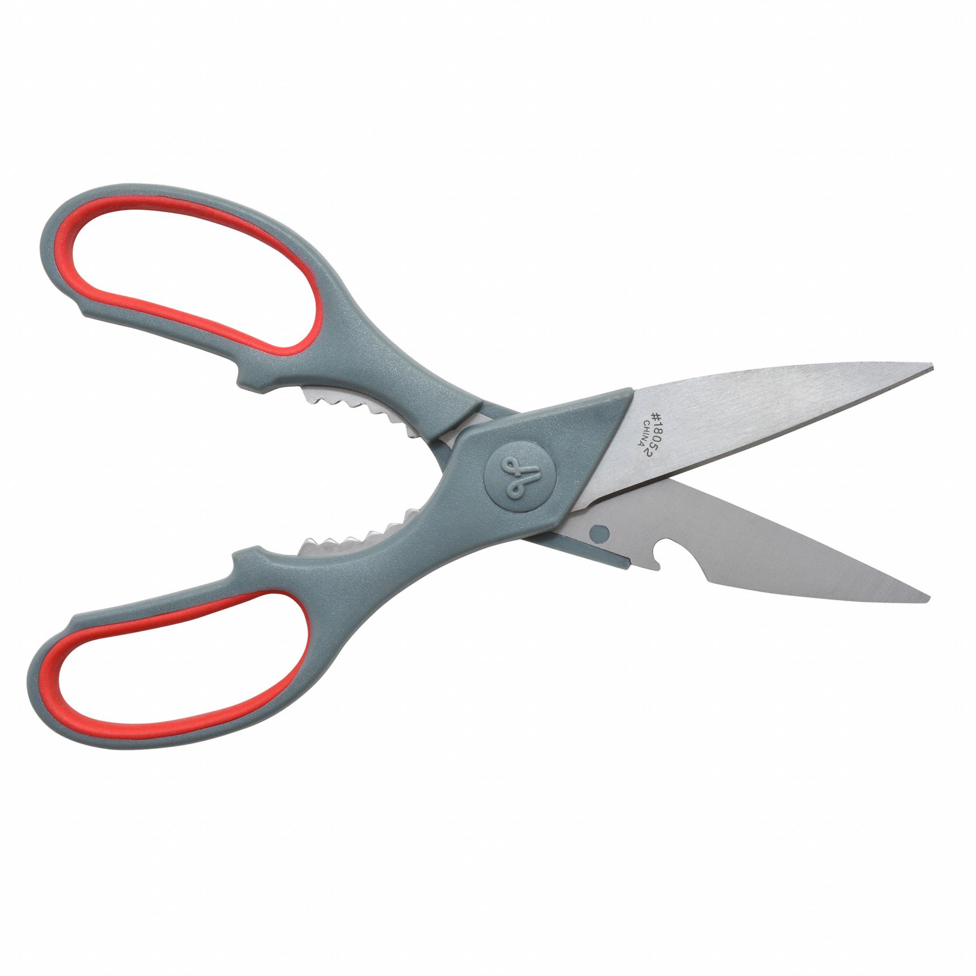CLAUSS Shears: Ambidextrous, 8 1/4 in Overall Lg, Serrated, Titanium ...