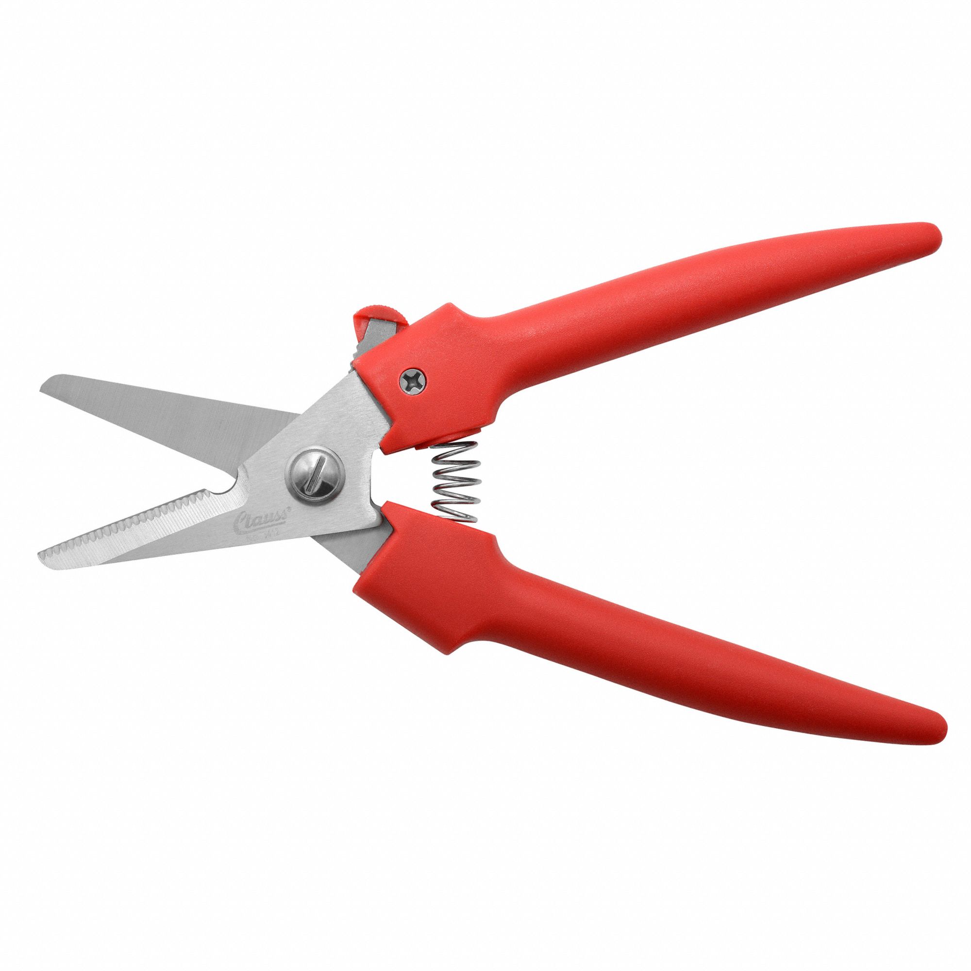 CLAUSS Wire Cutter: Ambidextrous, 7 1/2 in Overall Lg, Straight ...