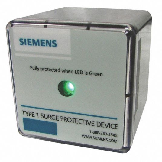 SIEMENS Surge Protection Device: Three Phase, 120/240V AC High Leg ...