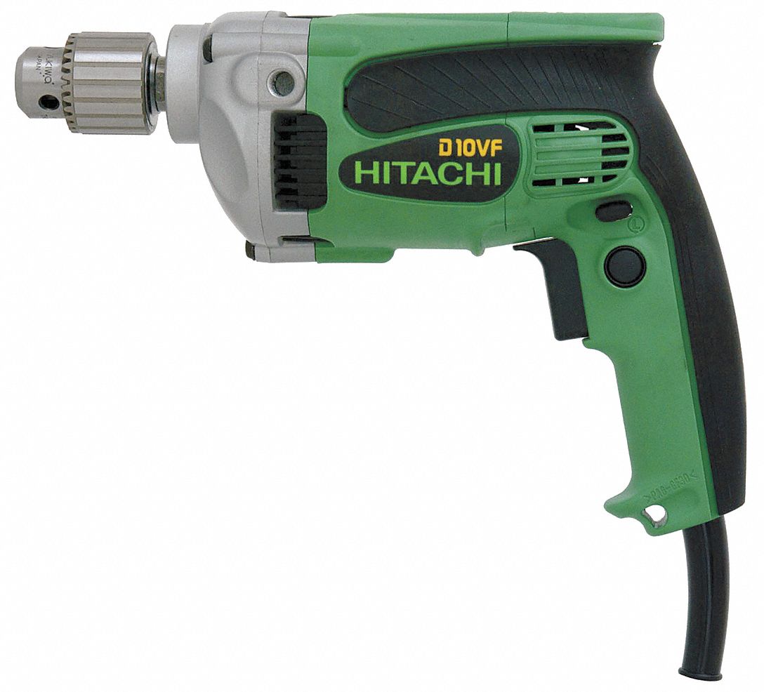 HITACHI Electric Drill, 3/8 in Chuck Size - 19TA68|D10VF - Grainger