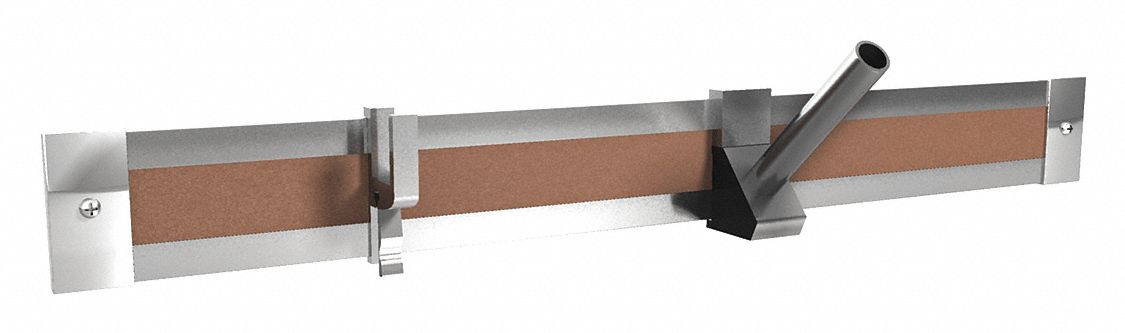 GHENT, Cork Board, 2 in Overall Ht, Map Rail - 48GD49|MRH8-6 - Grainger
