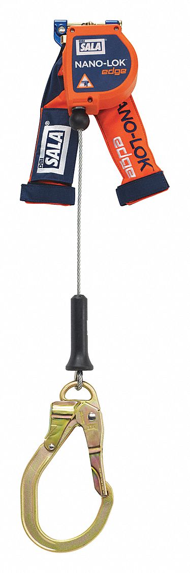 3M DBI-SALA, 2 1/2 inSteel Rebar Hook Anchor, 8 ft Line, Self ...