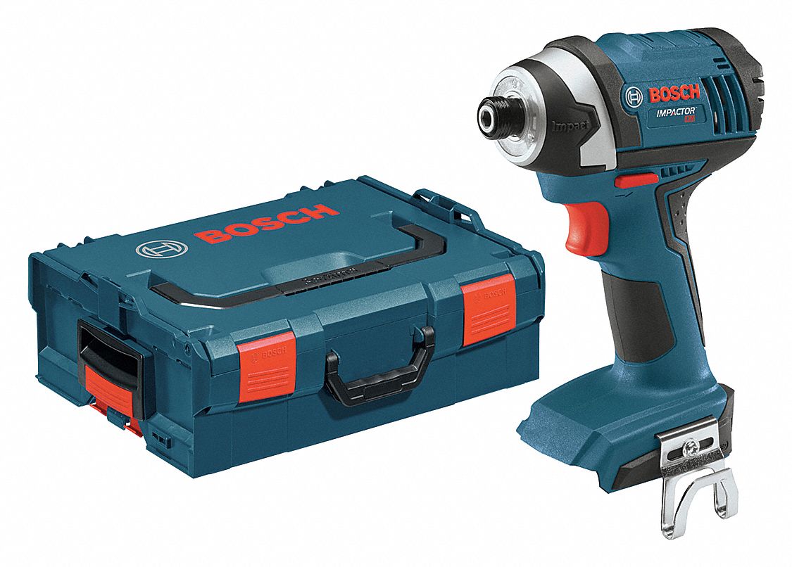 BOSCH Cordless Impact Driver, 1/4 in, 18.0, 320 in-lb Max. Torque ...