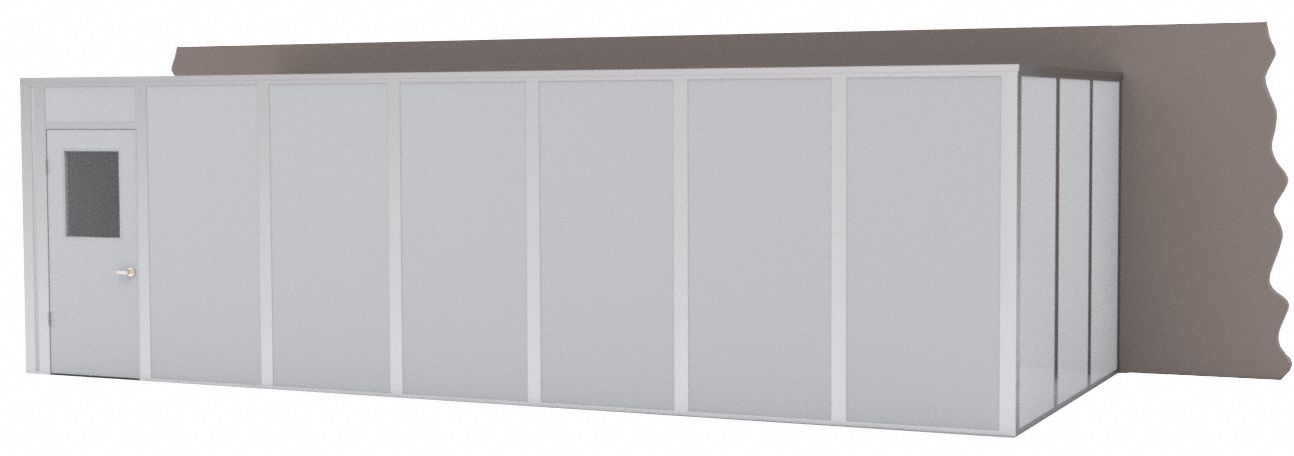 PORTA-KING, 28 ft x 12 ft x 8 ft, 3 Walls, Modular In-Plant Office ...