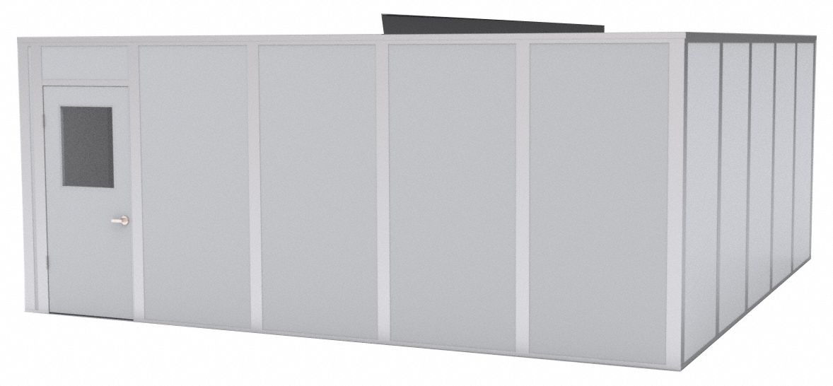 PORTA-KING, 20 ft x 20 ft x 8 ft, 4 Walls, Modular In-Plant Office ... PORTA-KING, 20 ft x 20 ft x 8 ft, 4 Walls, Modular In-Plant Office ...