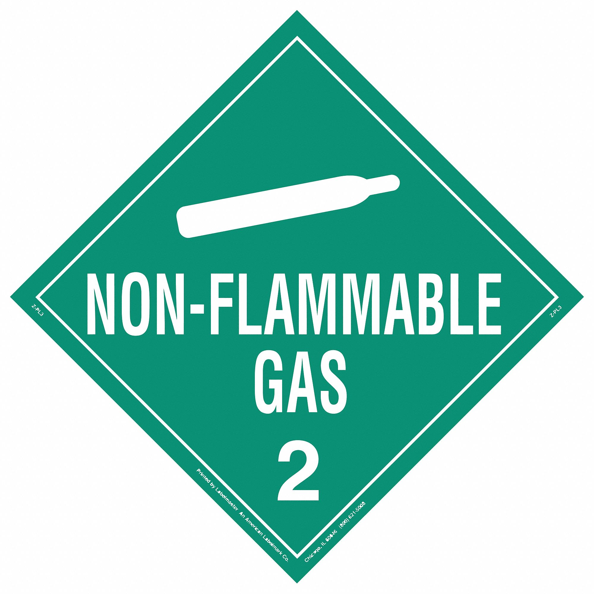 LABELMASTER DOT Container Placard Container Label Placard Type