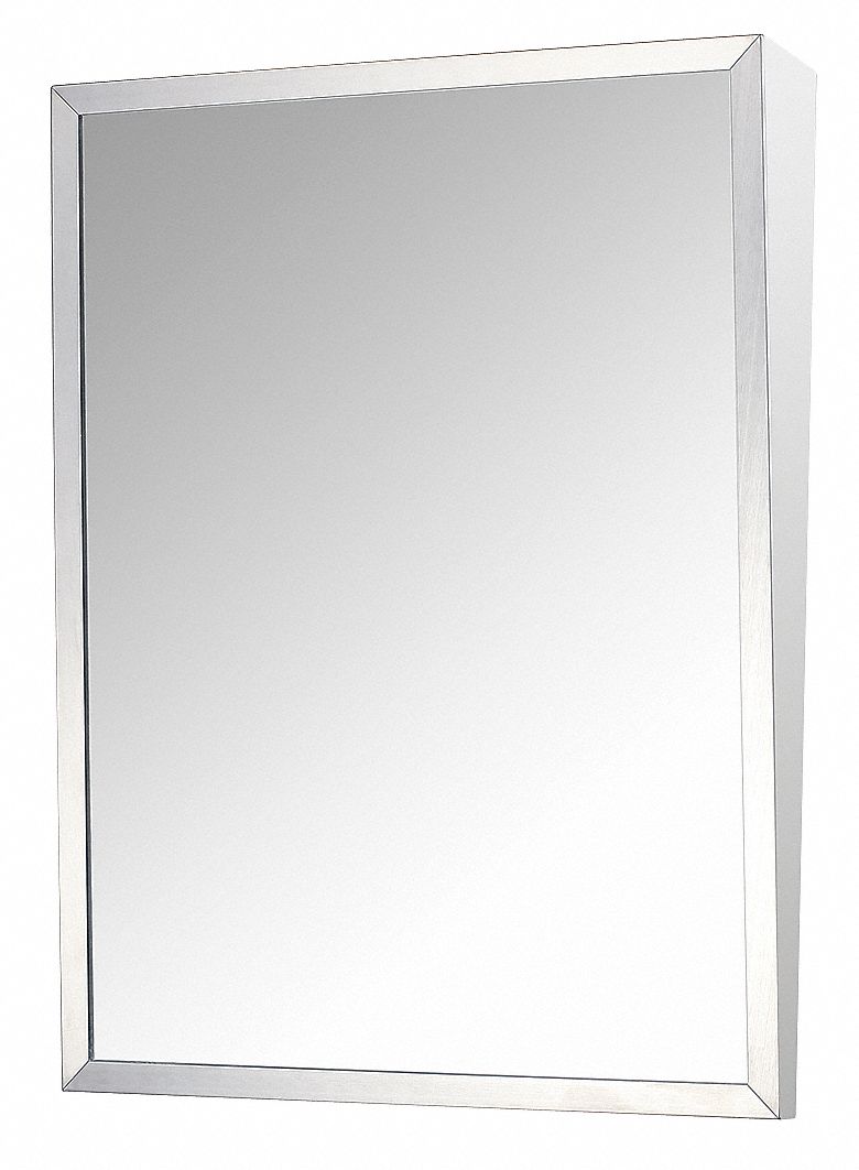 KETCHAM MIRROR,FIXED TILT,18 IN. W X 36 IN. H - Bathroom Mirrors and ...