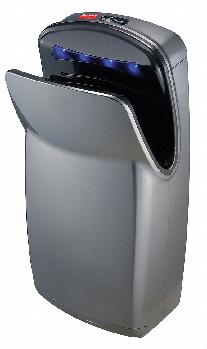 DAYTON ABS Plastic, Fixed Nozzle, Automatic, Hand Dryer - 19UC76|19UC76 ...