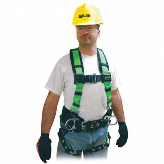 HONEYWELL MILLER, Positioning, Vest Harness, Full Body Harness - 19Z285 ...
