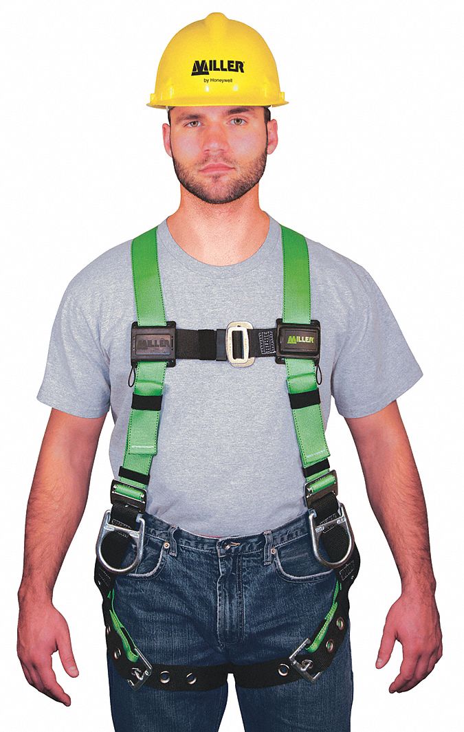 HONEYWELL MILLER, Positioning, Vest Harness, Full Body Harness - 19X379 ...