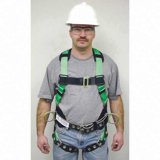 HONEYWELL MILLER, Positioning, Vest Harness, Full Body Harness - 19X388 ...