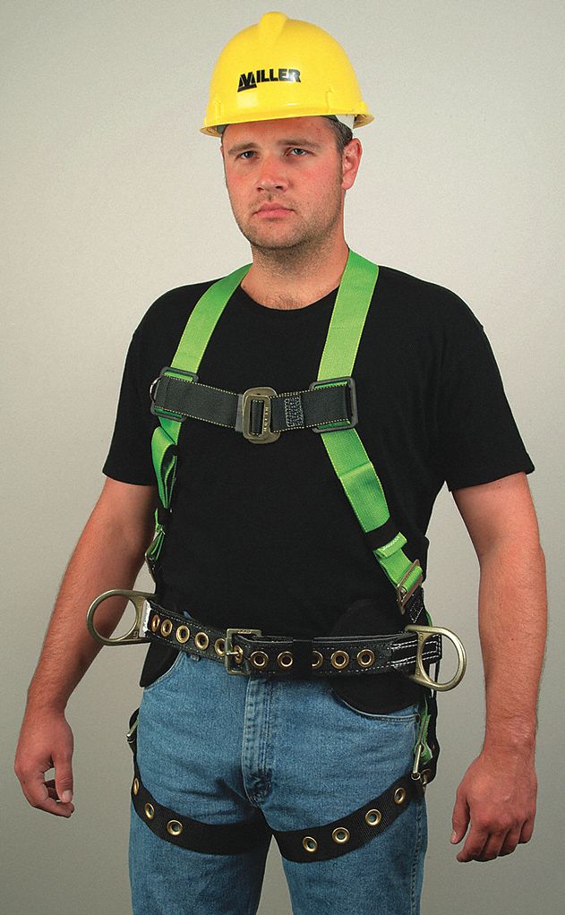 HONEYWELL MILLER, Positioning, Vest Harness, Full Body Harness - 19X412 ...
