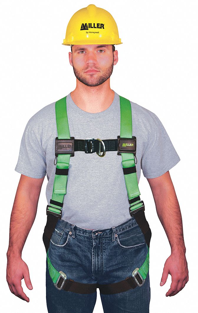 HONEYWELL MILLER, Climbing, Vest Harness, Full Body Harness - 19X421 ...